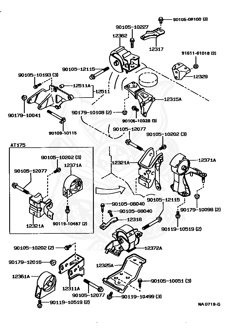 90179-12016 - Toyota - Nut - Nengun Performance