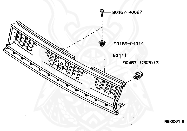 90189-04014 - Toyota - Clip - Nengun Performance