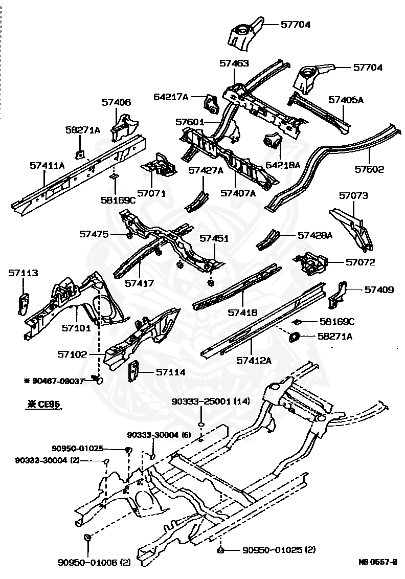 90333-25001 - Toyota - Cover - Nengun Performance