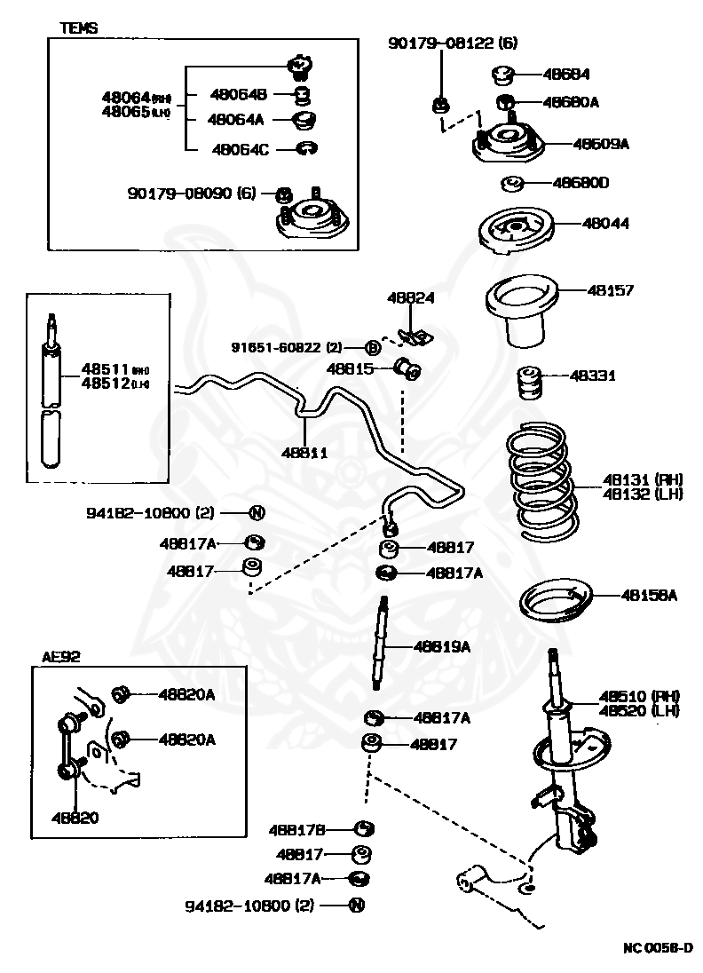 94182-10800 - Toyota - Nut - Nengun Performance