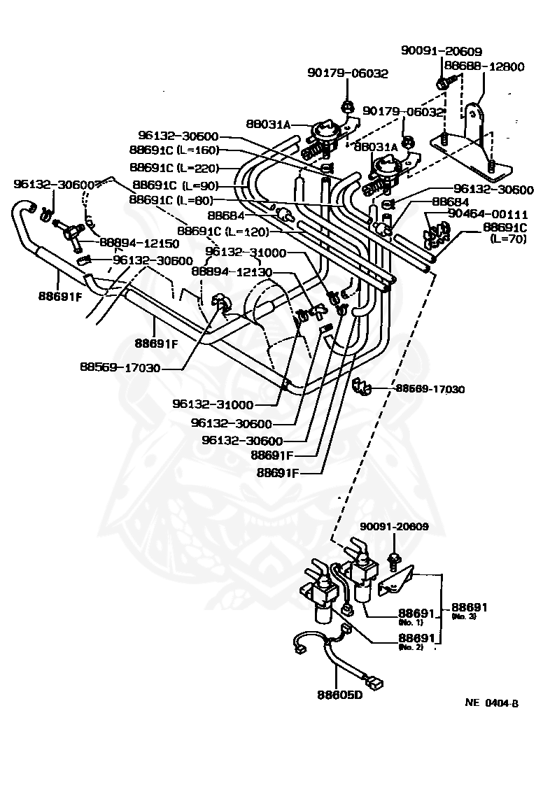 90999-92002 - Toyota - Hose - Nengun Performance