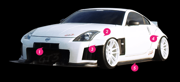 Z-Project - 350Z GT3 Aero Kit - Nengun Performance