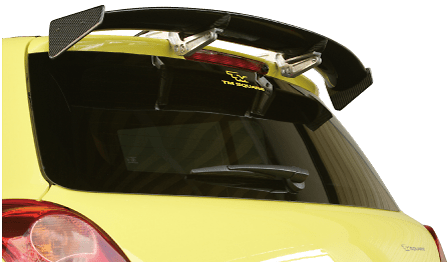 TM Square - 3D Carbon Rear Wing - Nengun Performance