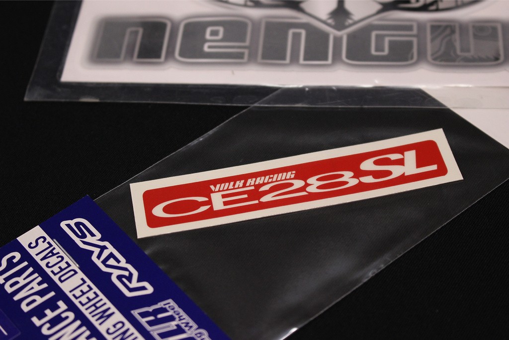 RAYS - Volk Racing CE28SL Wheel Stickers - Nengun Performance