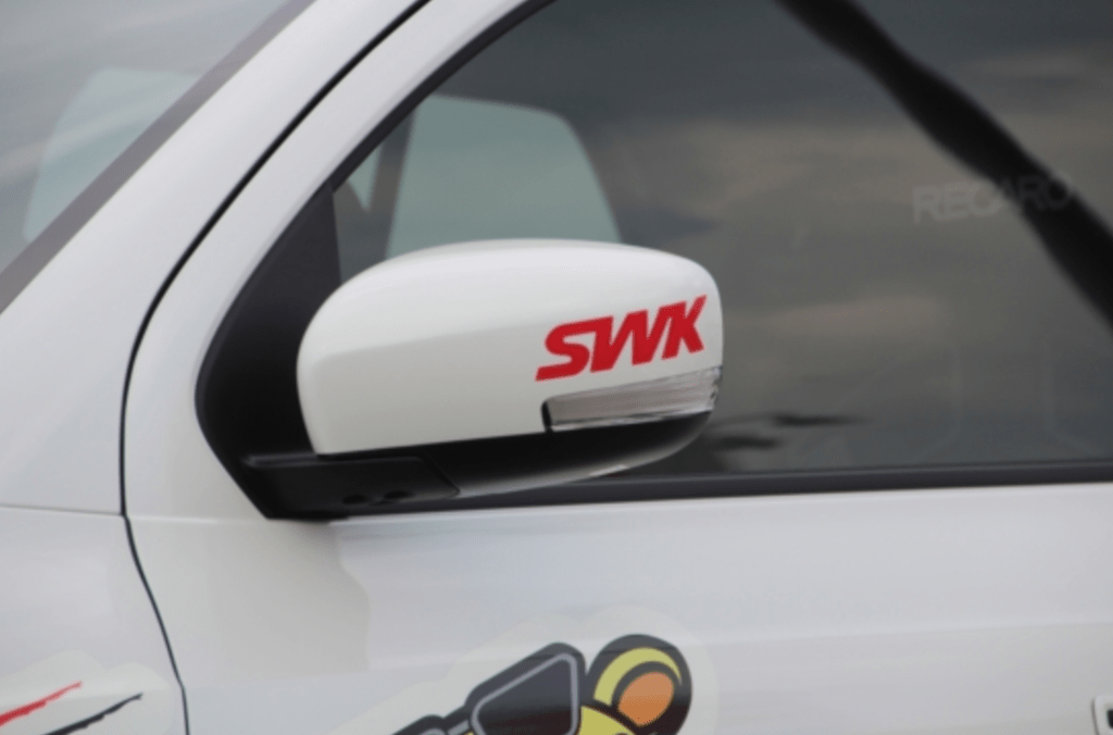 Suzuki Works Kurume - SWK Logo Cut Sticker - Nengun Performance