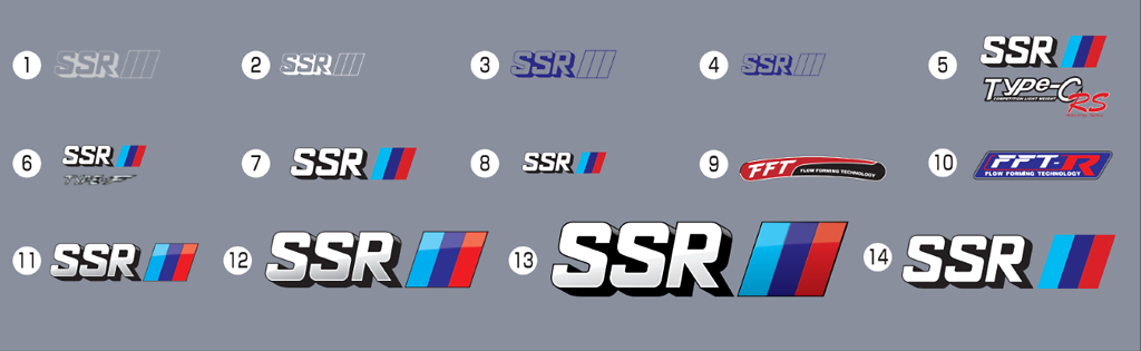SSR - Wheel Repair Stickers - Nengun Performance