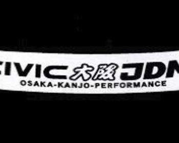 Osaka JDM - Top Windscreen Sticker - Nengun Performance