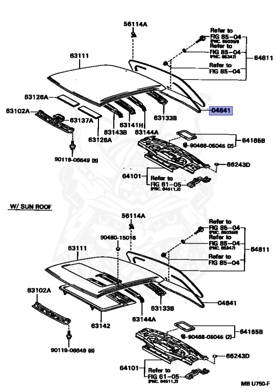 Genuine Toyota Parts - Dam Kit (04562-30040 Ebay TOYOTA Genuine Front ...