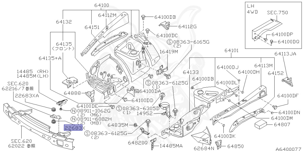 Genuine Skyline GT-R BNR32 Exterior OEM parts supplied from Japan ...