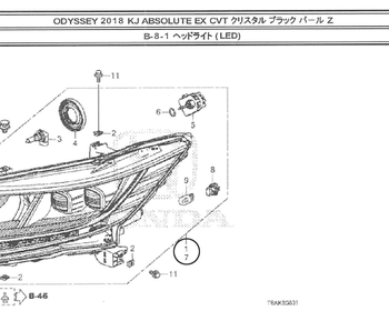 33100-T6A-J11 - Honda - Head lamp ASSY RH - Nengun Performance
