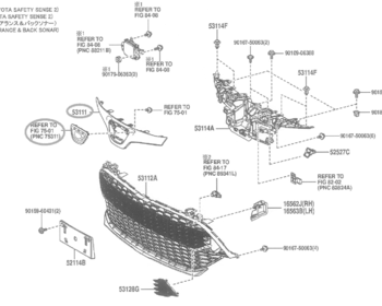 53111-12F20 - Toyota - Grille Radiator - Nengun Performance