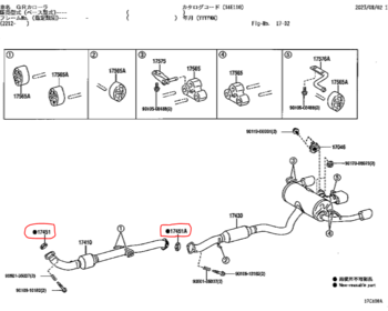 17451-28040 - Toyota - Gasket Exhaust Pipe - Nengun Performance