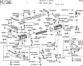 52165-WY010-A0 - Toyota - Rear Bumper Cover RH (White (058)) - Nengun ...