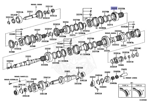 33034-0W050 - Toyota - Third gear Sub-Assembly - Nengun Performance