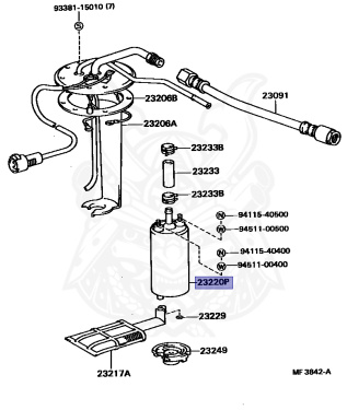 23220-43070 - Toyota - FUEL PUMP ASSY - Nengun Performance