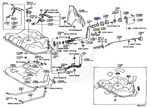 77391-32010 - Toyota - FUEL INLET BOX RING - Nengun Performance
