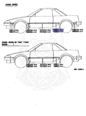 75651-17021-03 - Toyota - OUTSIDE QUARTER MOULDING, RH - Nengun Performance