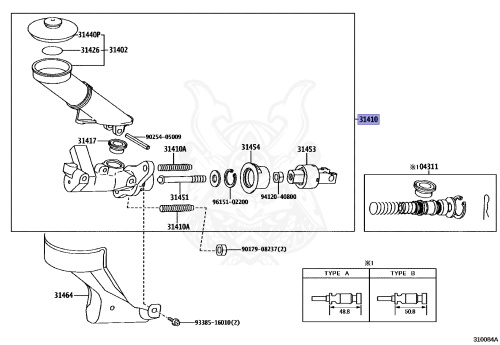 31410-24050 - Toyota - Clutch Master Cylinder - Nengun Performance