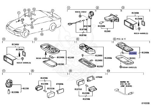 90981-12014 - Toyota - BULB(FOR MAP LAMP) - Nengun Performance