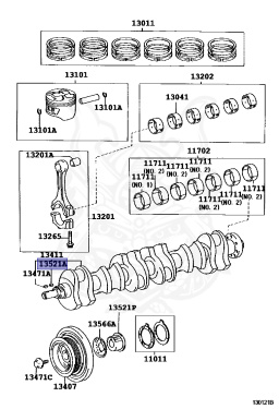 90280-05005 - Toyota - KEY(FOR CRANKSHAFT TIMING GEAR) - Nengun Performance