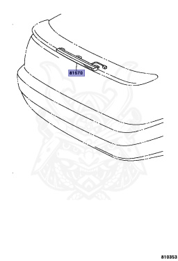 81570-12310 - Toyota - CENTER STOP LAMP ASSY - Nengun Performance