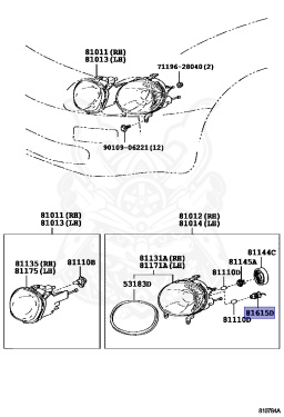 99159-10228 - Toyota - CLEARANCE LAMP SOCKET - Nengun Performance