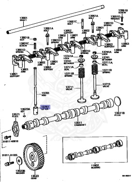 13751-56010 - Toyota - VALVE LIFTER - Nengun Performance