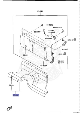 F100-57-200E 03 - Mazda - Rear Seat Cushion, FF2 - Nengun Performance