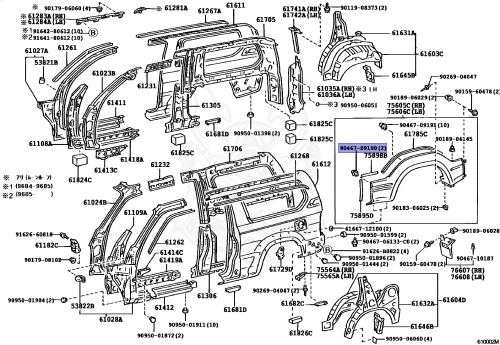 90467-09190 - Toyota - CLIP - Nengun Performance
