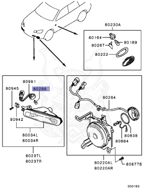 MS820050 - Mitsubishi - BULB,HEADLAMP - Nengun Performance