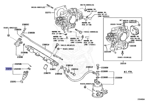23209-11060 - Toyota - FUEL INJECTOR ASSY - Nengun Performance