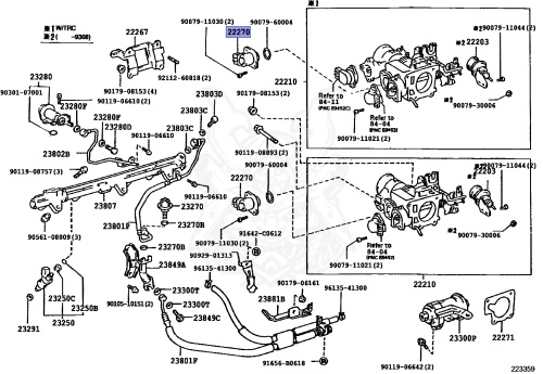 22270-46050 - Toyota - IDLE SPEED CONTROL VALVE ASSY - Nengun Performance