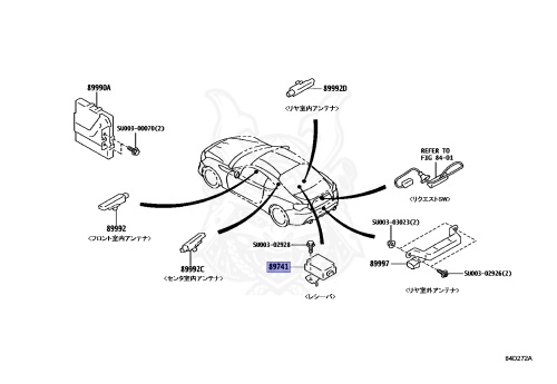 SU003-02764 - Toyota - RECEIVER, DOOR CONTROL - Nengun Performance