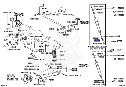 90948-01040 - Toyota - CUSHION, REAR SHOCK ABSORBER - Nengun Performance