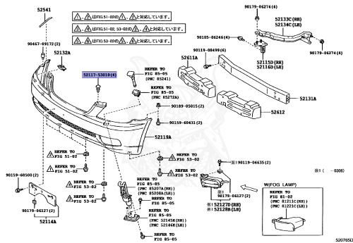 52117-53010 - Toyota - CLIP - Nengun Performance