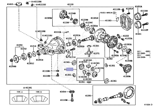 41039-34020 - Toyota - Gear Kit, Rear Differential - Nengun Performance
