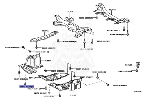 90179-06130 - Toyota - NUT - Nengun Performance