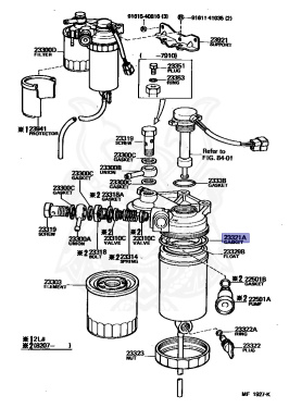 23312-54010 - Toyota - GASKET, FILTER - Nengun Performance