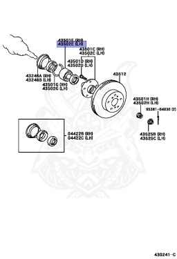 90369-38003 - Toyota - Bearing RH - Nengun Performance