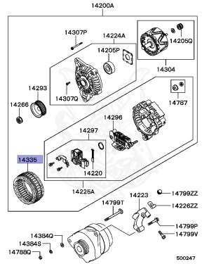 MD618819 - Mitsubishi - Generator winding - Nengun Performance