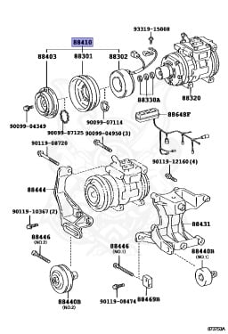 88410-22480 - Toyota - CLUTCH ASSY, MAGNET - Nengun Performance