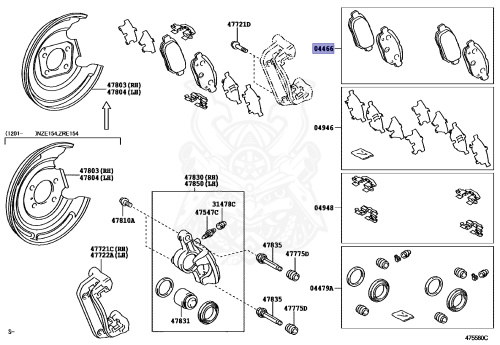 04466-12150 - Toyota - Rear Disc Brake pads - Nengun Performance