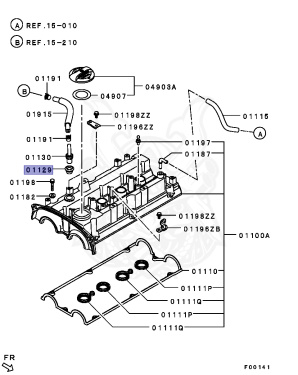 1057A033 - Mitsubishi - Gasket, PCV Valve - Nengun Performance