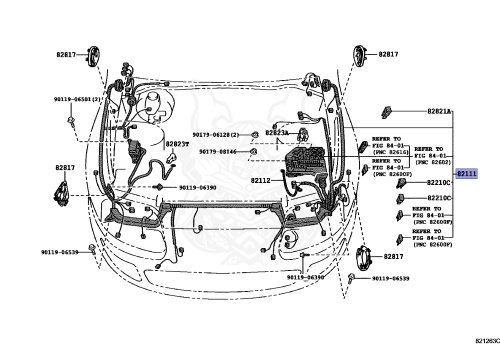 82111-1B470 - Toyota - WIRE, ENGINE ROOM MAIN - Nengun Performance
