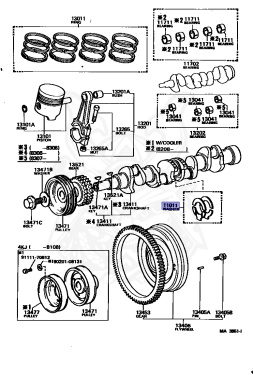 11011-22011 - Toyota - Washer Set, Crankshaft Thrust - Nengun Performance