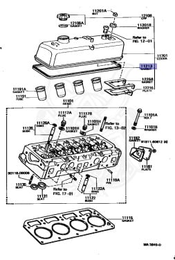 11213-22010 - Toyota - Gasket, Cylinder Head Cover - Nengun Performance