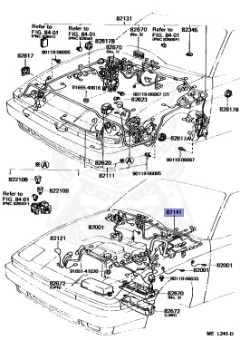 82141-14861 - Toyota - WIRE, INSTRUMENT PANEL - Nengun Performance