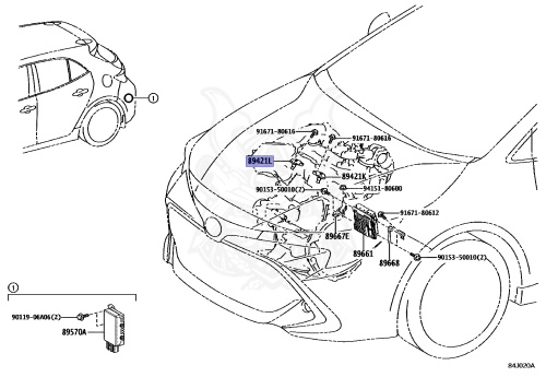 89421-78010 - Toyota - SENSOR, TURBO PRESSURE - Nengun Performance