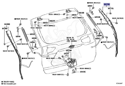 84270-42040 - Toyota - SENSOR ASSY, POWER BACK DOOR, RH - Nengun ...