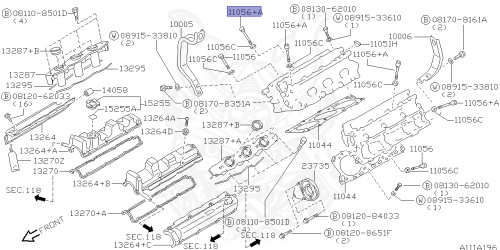 11056-V7200 - Nissan - Bolt, cylinder head - Nengun Performance
